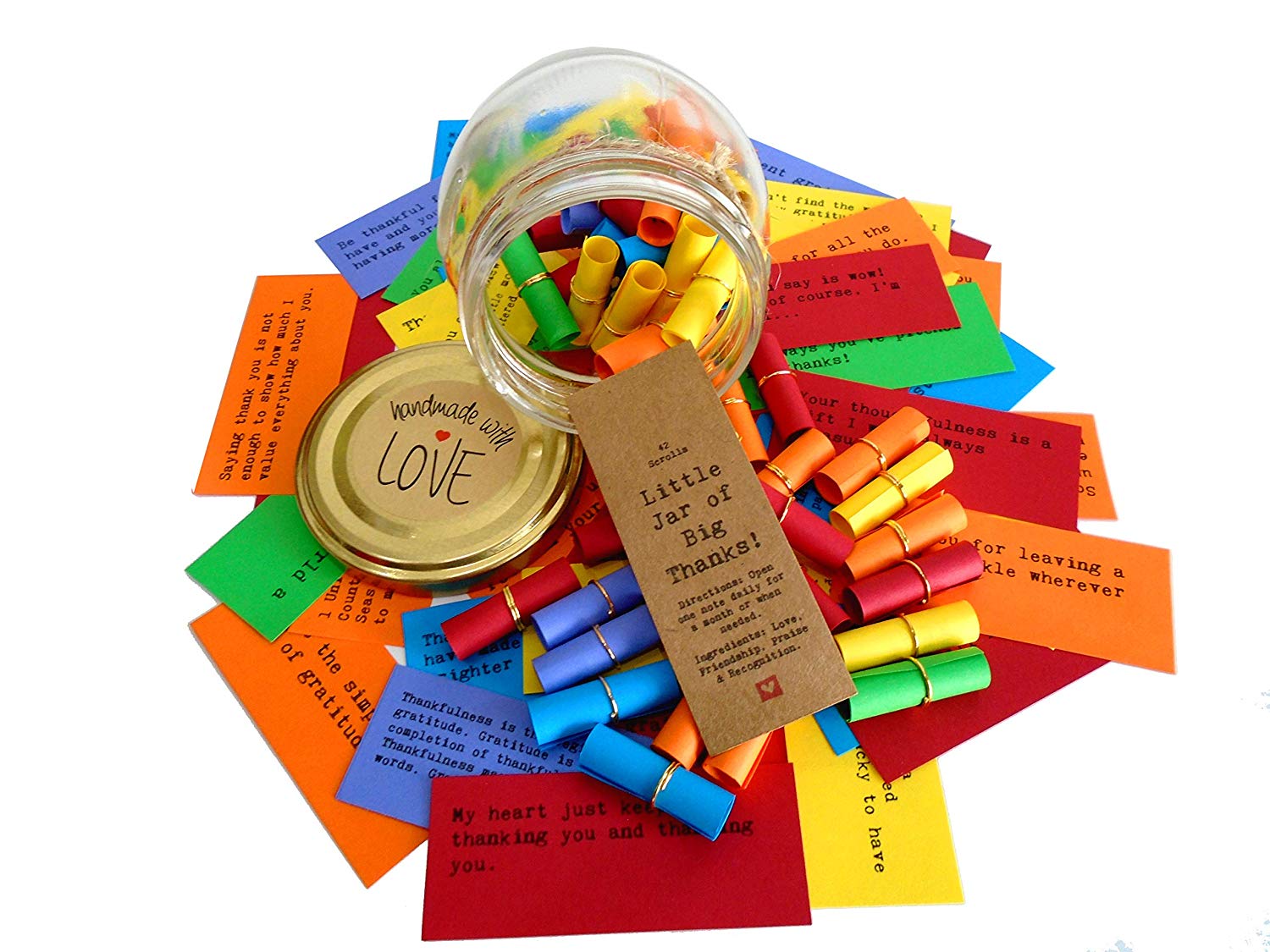 Little Jar of Big Thanks | Little Jar Of Big Ideas